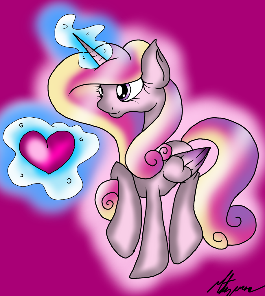 #1268955 - safe, artist:purple-ninja-kaylan, princess cadance, pony, g4 ...