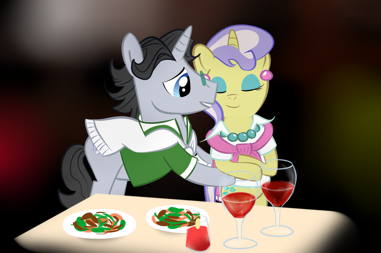 #1269141 - safe, artist:yinglung, jet set, upper crust, pony, unicorn ...