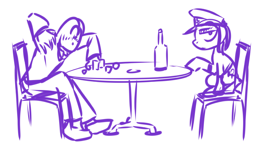 #1294309 - safe, oc, oc only, oc:anon, oc:veronika, human, alcohol ...