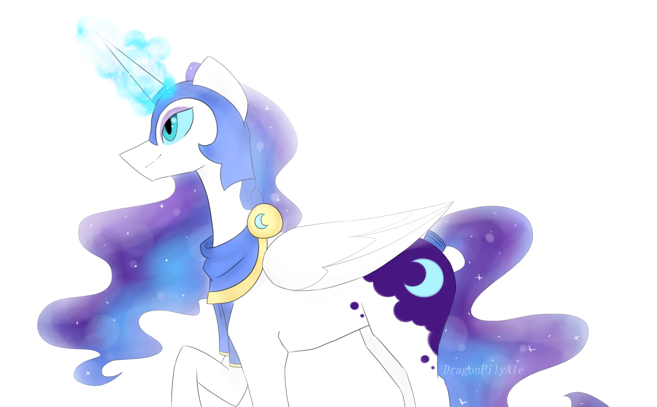 #1294445 - safe, artist:dragonpilyale, nightmare moon, alicorn, pony ...