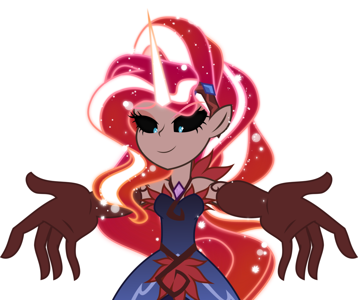 #1298113 - safe, artist:orin331, gaea everfree, rarity, equestria girls ...