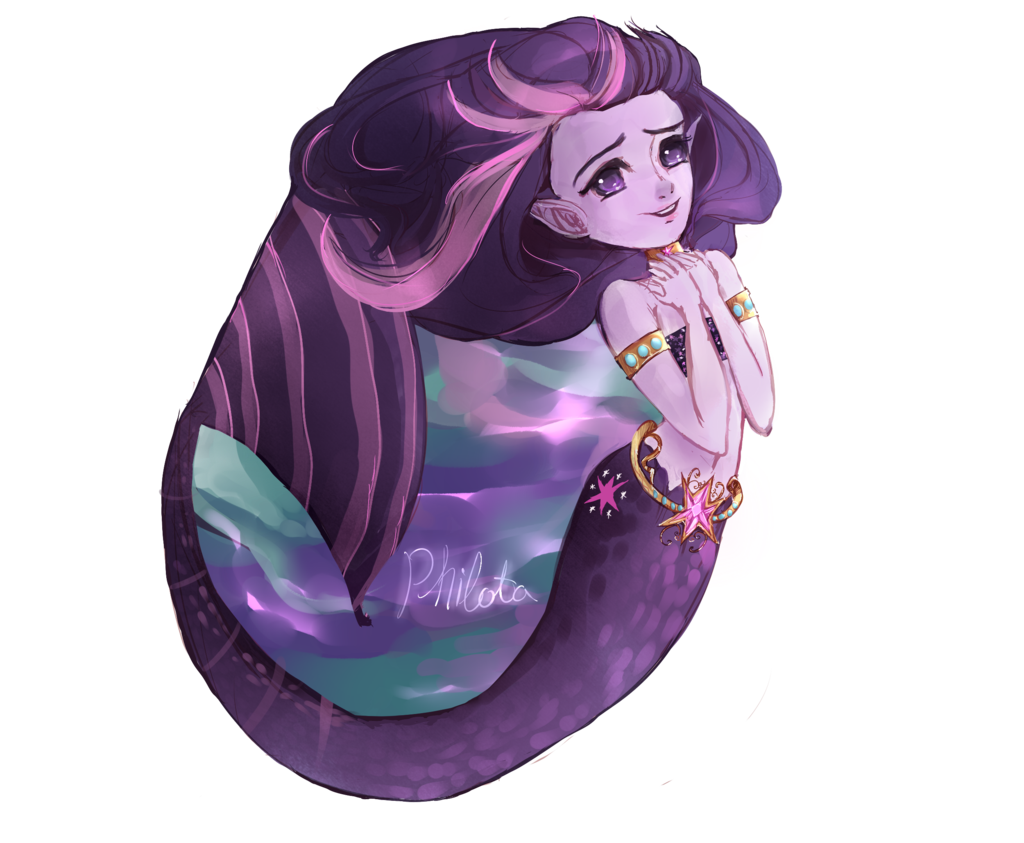 #1287147 - safe, artist:philota, twilight sparkle, human, mermaid, g4 ...