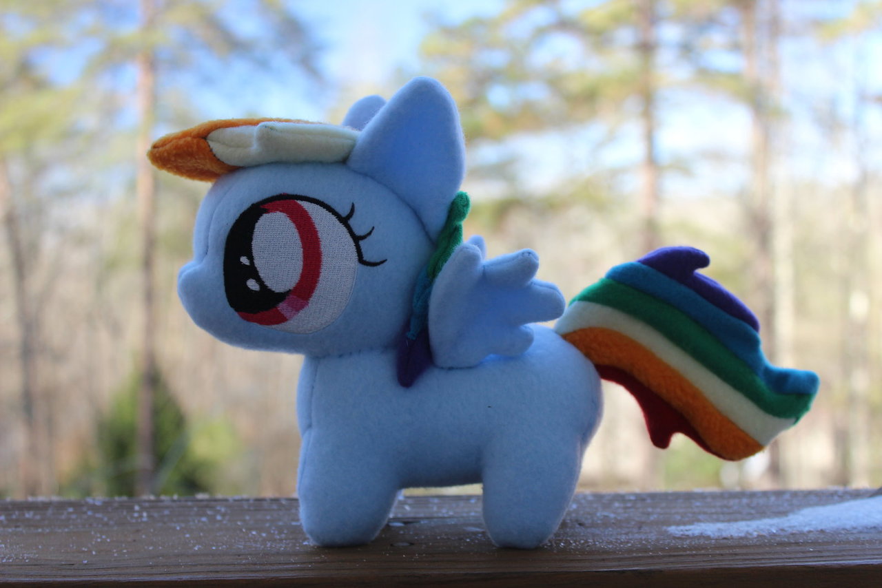 #1300319 - safe, artist:emberfallplush, rainbow dash, blank flank ...