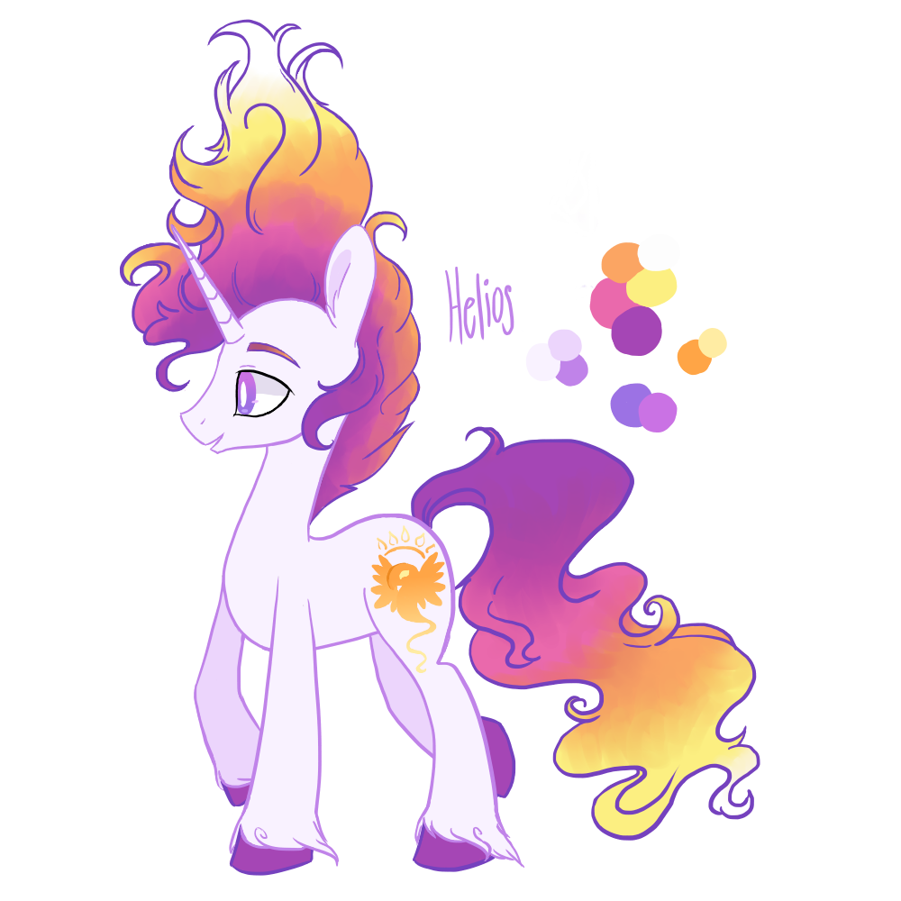 #1304521 - safe, artist:nanobun, oc, oc only, oc:helios, magical lesbian spawn, offspring ...