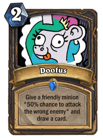 #1304951 - safe, princess celestia, idw, card, comic, doofus, female ...