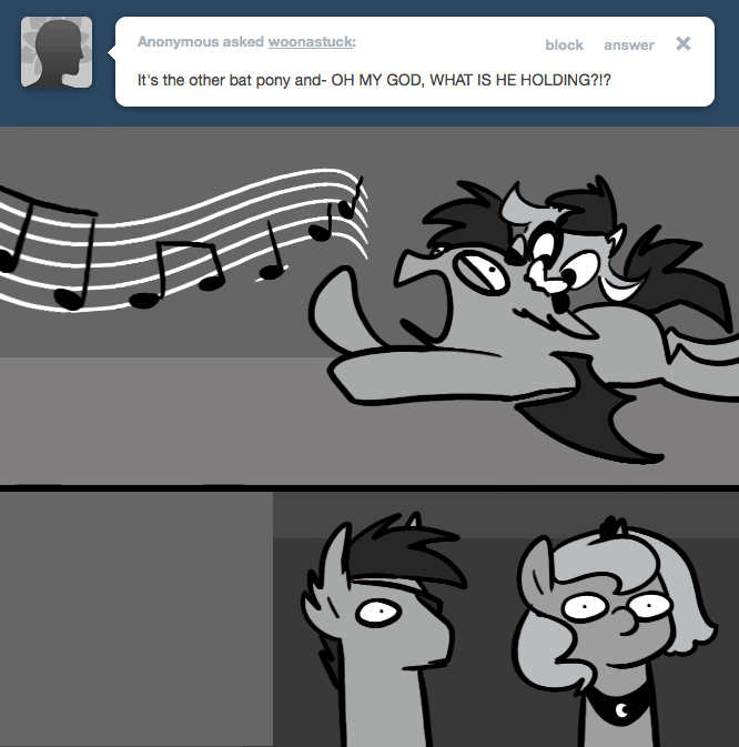 #1306012 - safe, artist:egophiliac, princess luna, oc, oc:frolicsome meadowlark, oc:sunshine ...