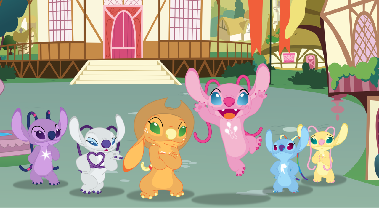 1287675 Safe Artistphucknuckl Applejack Fluttershy Pinkie Pie Rainbow Dash Rarity