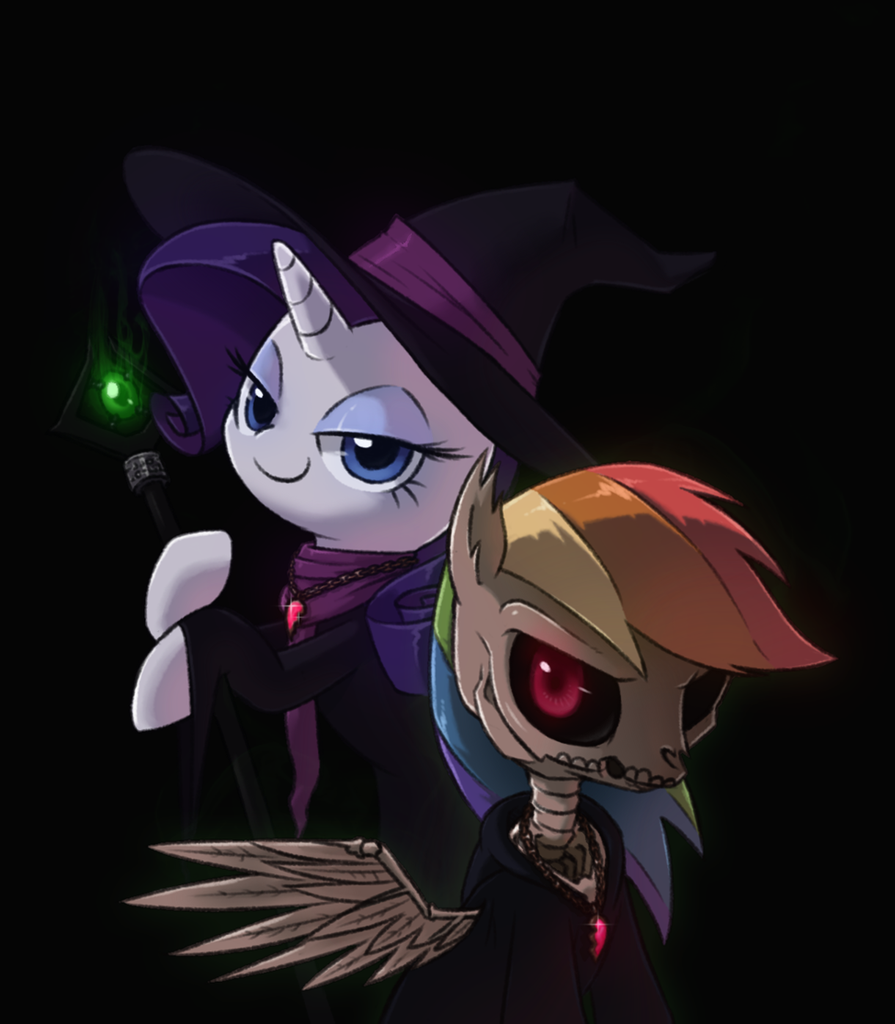 #1291303 - semi-grimdark, artist:raridashdoodles, rainbow dash, rarity ...