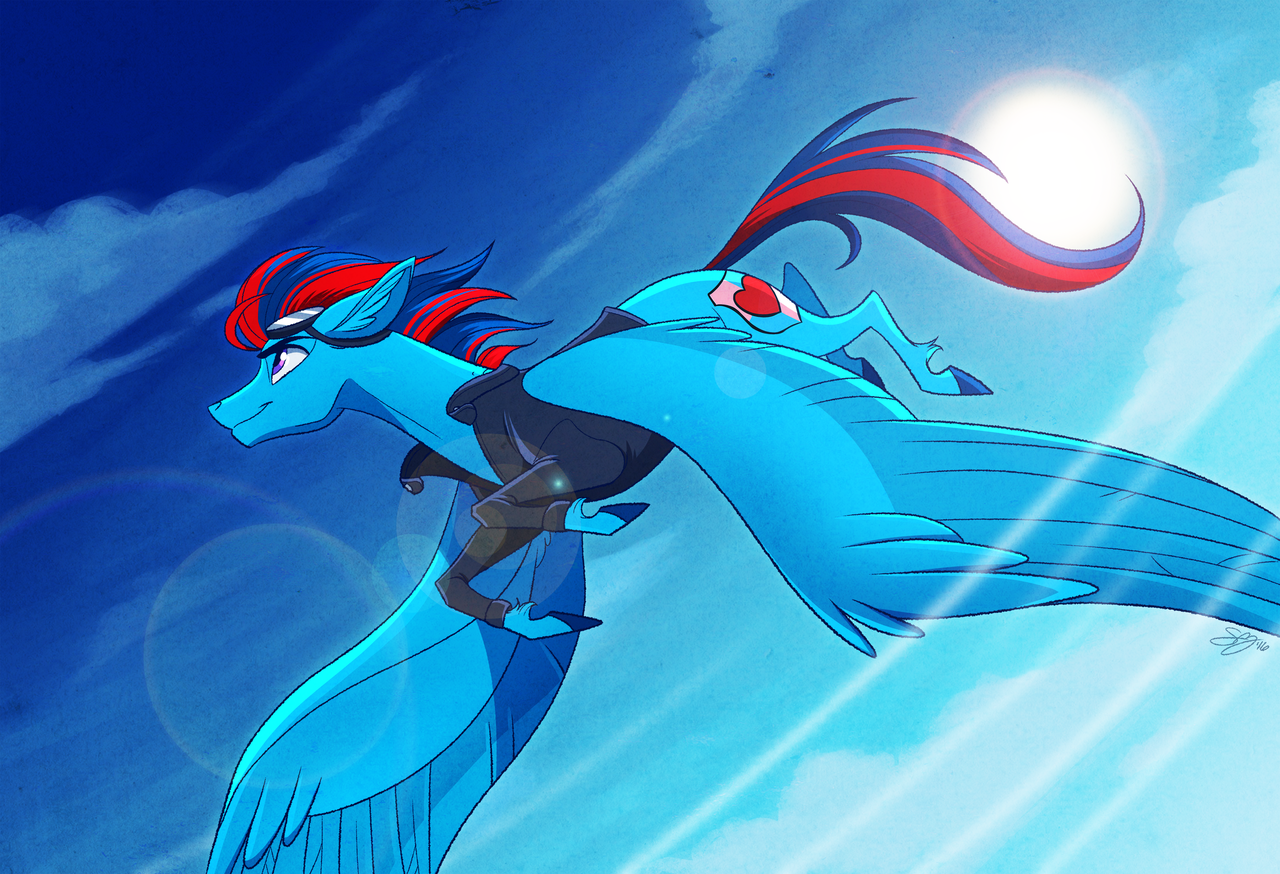 #1291815 - safe, artist:probablyfakeblonde, oc, oc only, oc:andrew swiftwing, pegasus, pony ...