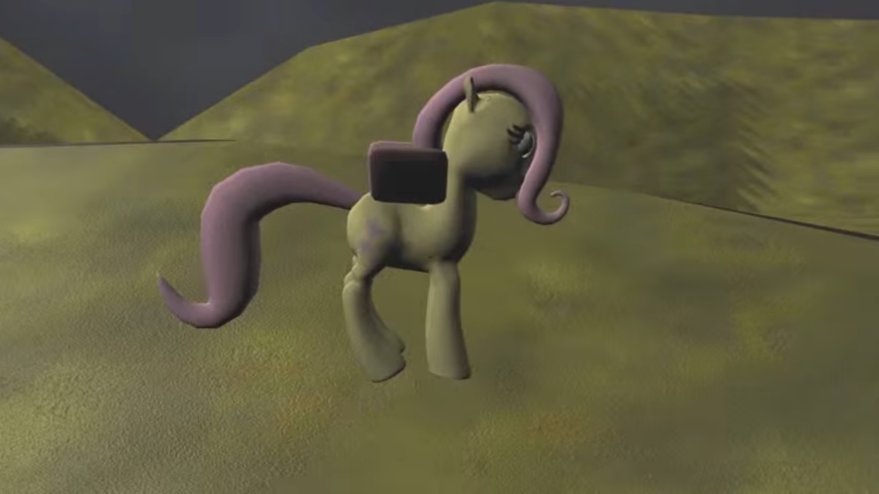 #1291961 - safe, artist:andywilson92, fluttershy, 3d, 3ds max, female ...