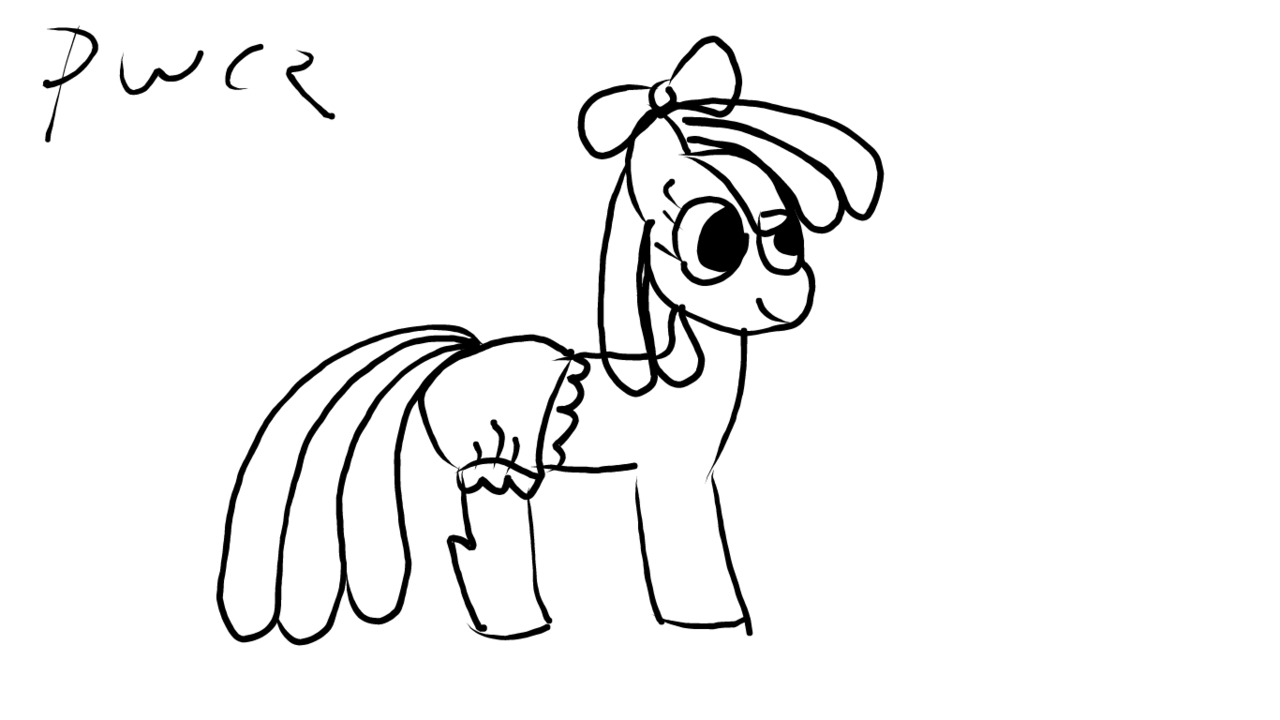 #1307818 - safe, artist:ponieswithcarsrule, apple bloom, g4, diaper ...