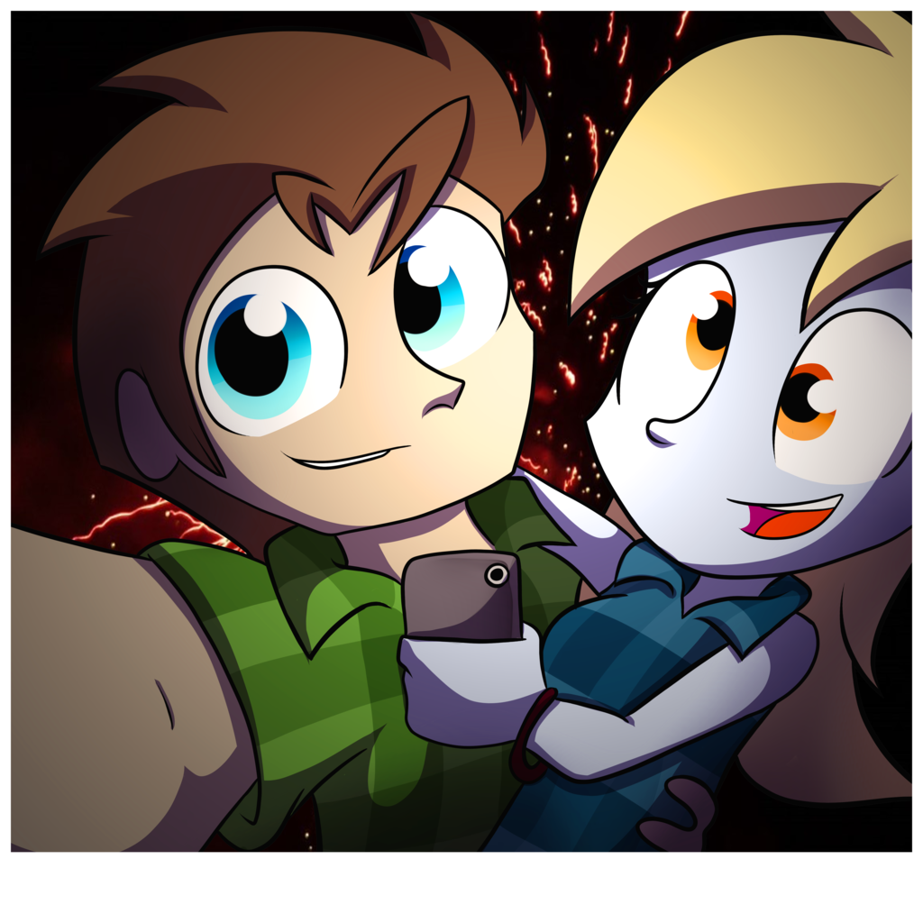 #1314235 - safe, artist:fj-c, derpy hooves, doctor whooves, time turner ...