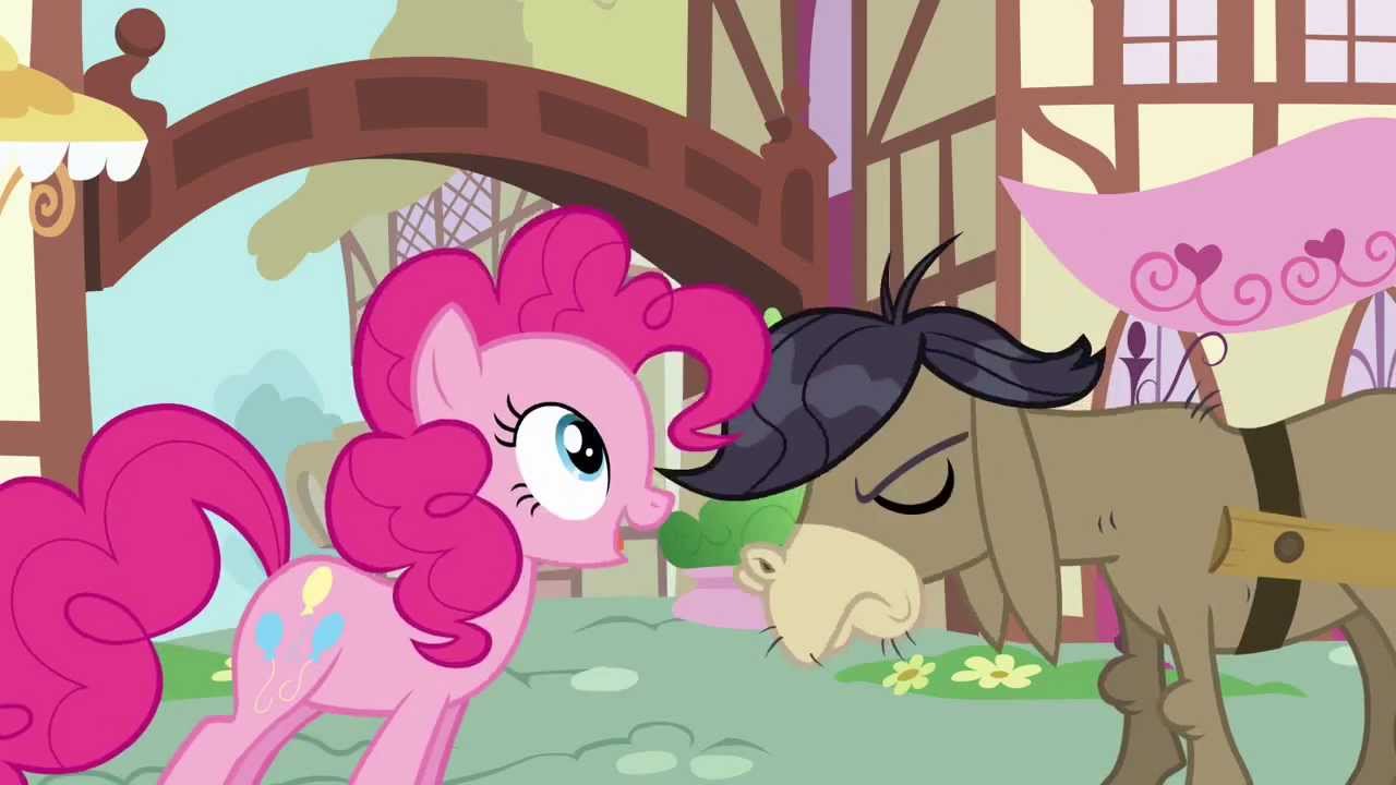 #1316176 - safe, screencap, cranky doodle donkey, pinkie pie, donkey ...