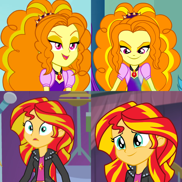 #1317412 - safe, screencap, adagio dazzle, sunset shimmer, equestria girls, g4, my little pony ...