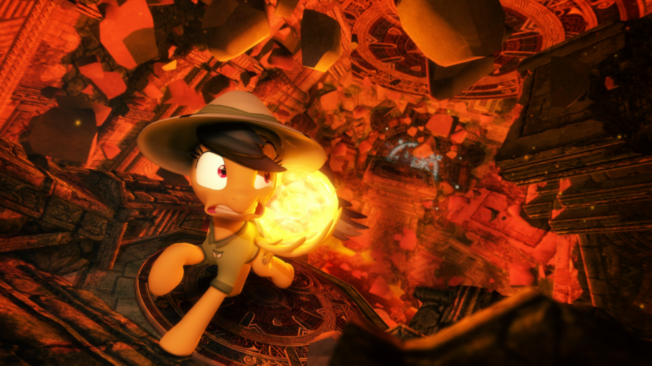 #1318004 - safe, artist:powdan, daring do, pegasus, pony, g4, 3d ...