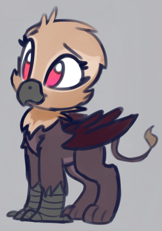 #1320443 - safe, artist:lilfunkman, oc, oc only, griffon, cute, griffon ...
