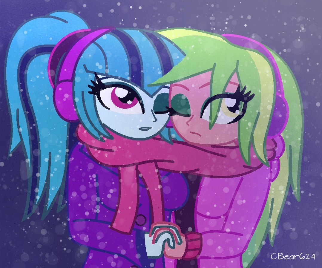 #1321071 - safe, artist:php198, lemon zest, sonata dusk, equestria ...