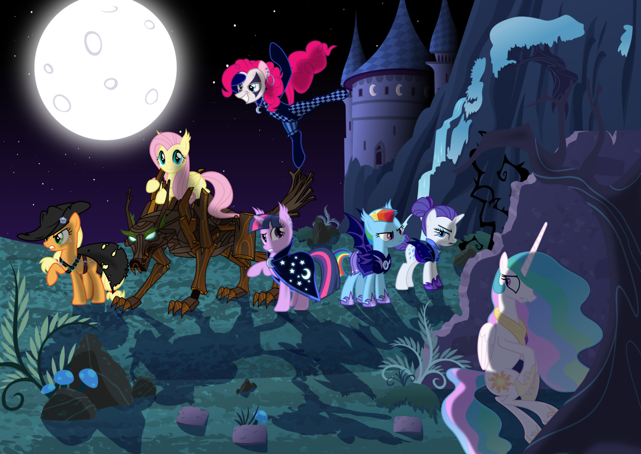 #1308533 - safe, artist:magister39, applejack, fluttershy, pinkie pie ...