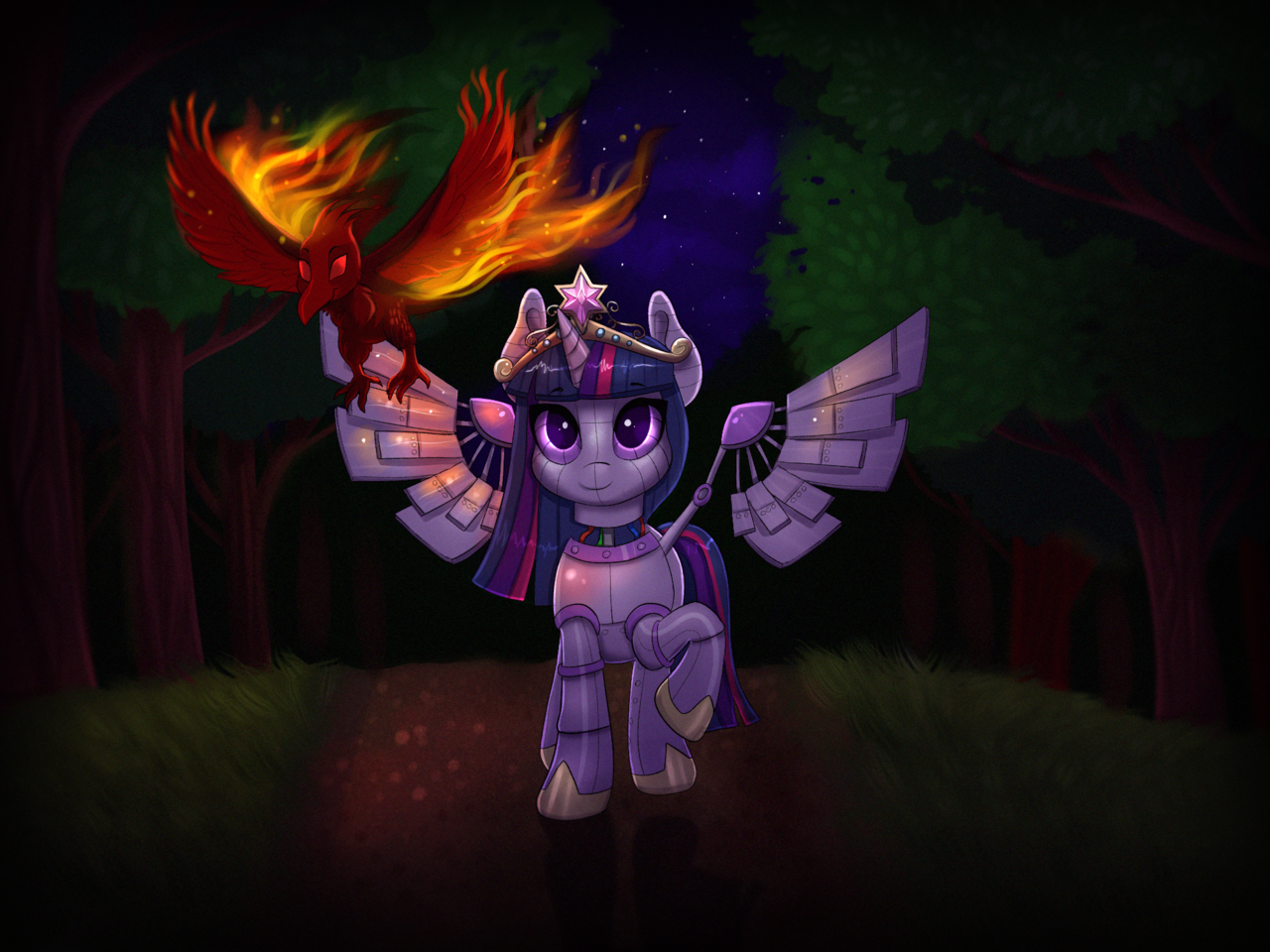 #1321577 - safe, artist:confetticakez, twilight sparkle, oc, oc:shadow ...