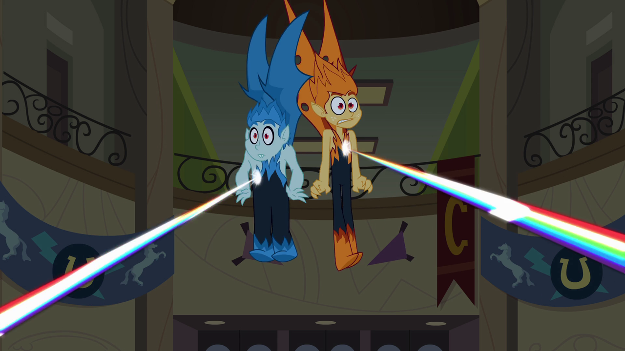 #1322430 - safe, screencap, snails, snips, demon, equestria girls, g4 ...