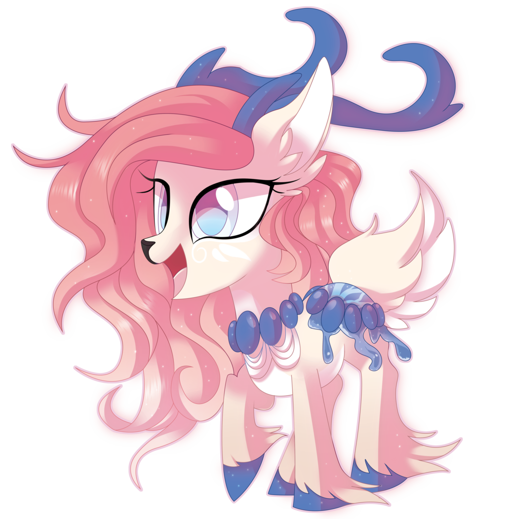 #1323353 - safe, artist:sorasku, oc, oc only, oc:ceren, deer pony ...