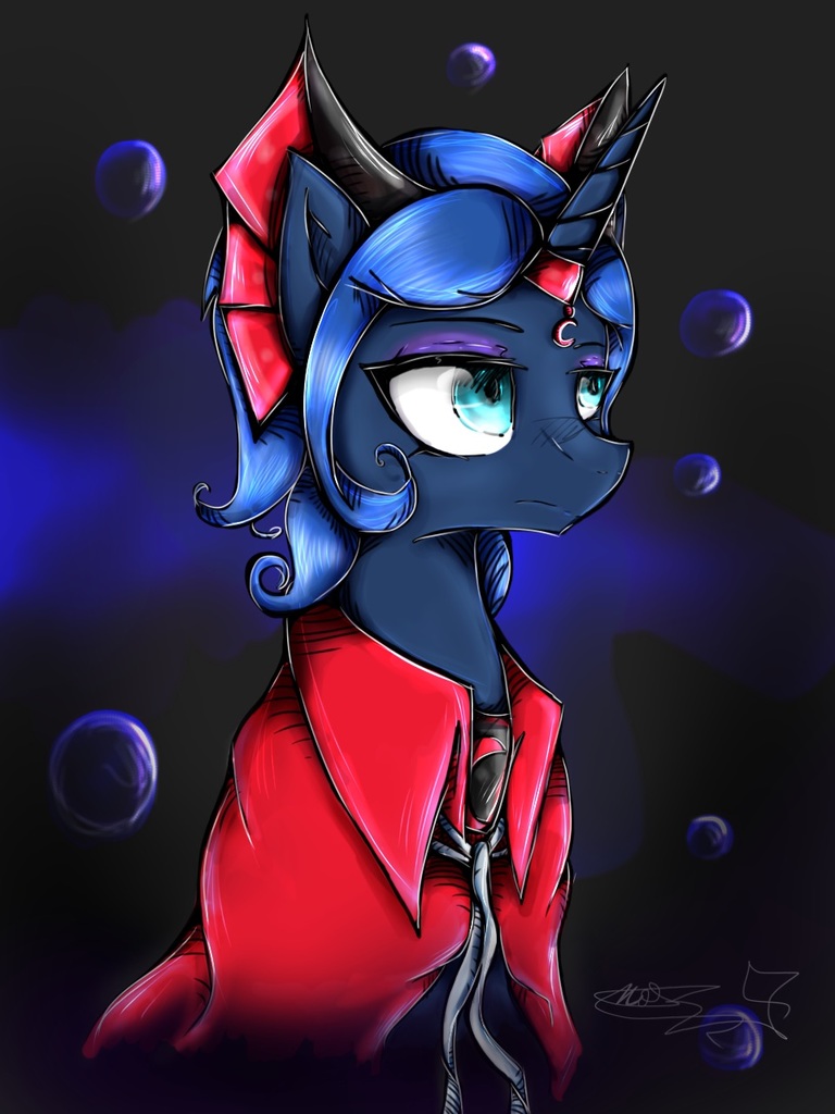 #1310604 - safe, artist:kery87, princess luna, alicorn, pony, idw ...