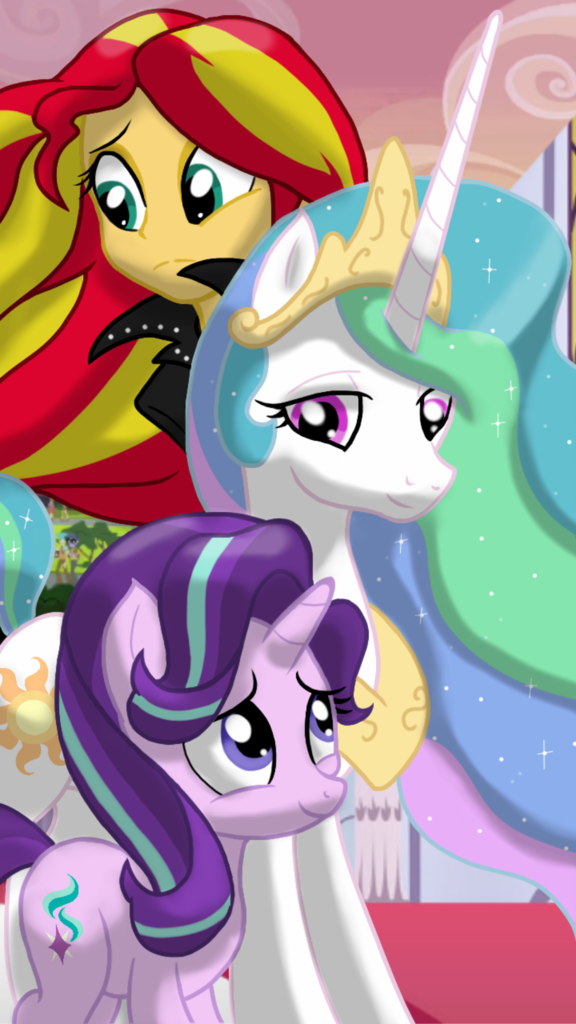 #1310608 - safe, artist:theroyalprincesses, princess celestia ...