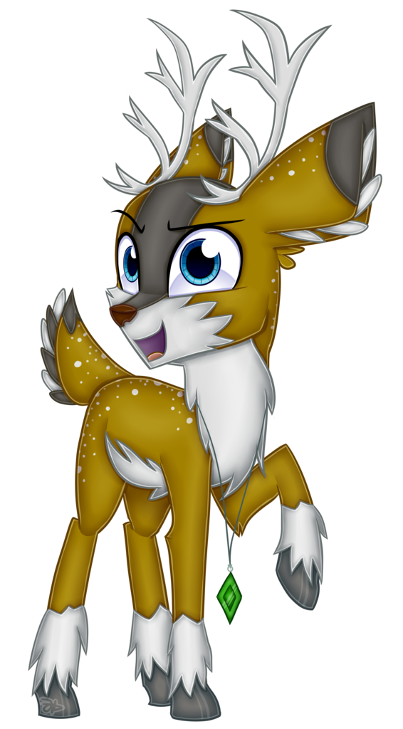 #1312473 - safe, artist:partypievt, oc, oc only, oc:tyandaga, deer ...