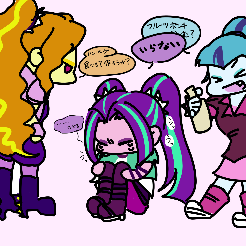 #1312626 - safe, artist:raika0306, adagio dazzle, aria blaze, sonata ...