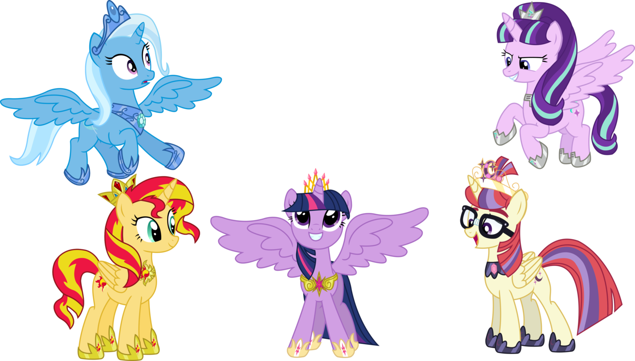 #1078189 - safe, artist:sketchmcreations, moondancer, starlight glimmer ...