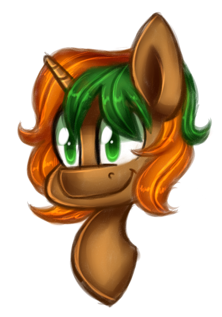 #1078389 - safe, artist:pinipy, oc, oc only, art trade, portrait, solo ...