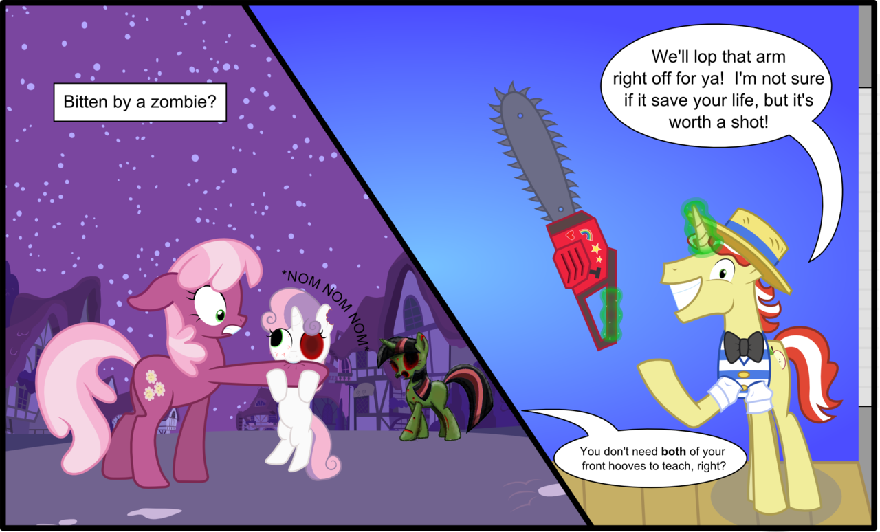 #1088848 - grimdark, artist:voidsythe, cheerilee, flim, sweetie belle ...