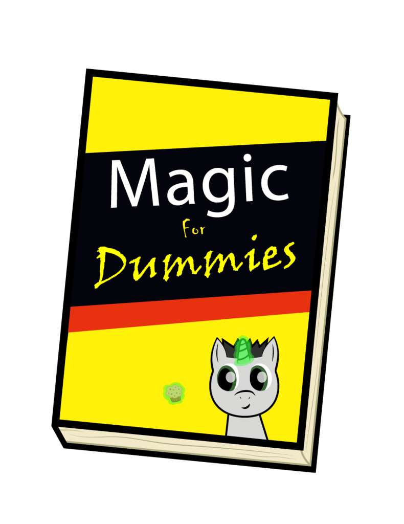 #1091794 - safe, artist:e-49, .svg available, book, for dummies, magic ...