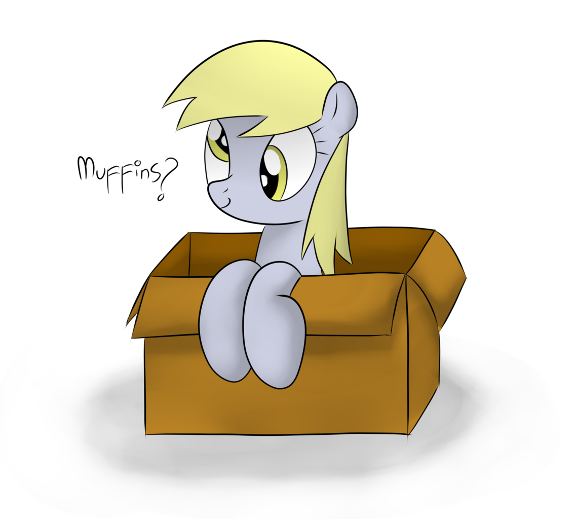 #1092093 - safe, artist:graytyphoon, derpy hooves, pegasus, pony, box ...