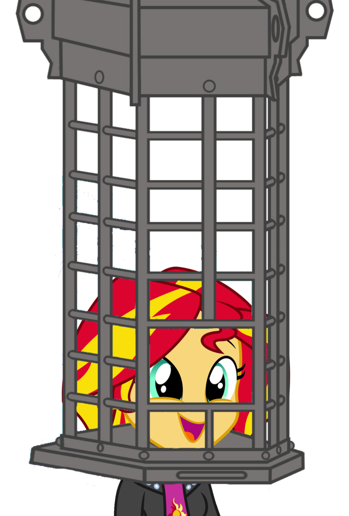 #1093899 - safe, sunset shimmer, equestria girls, g4, bloodborne, cage ...