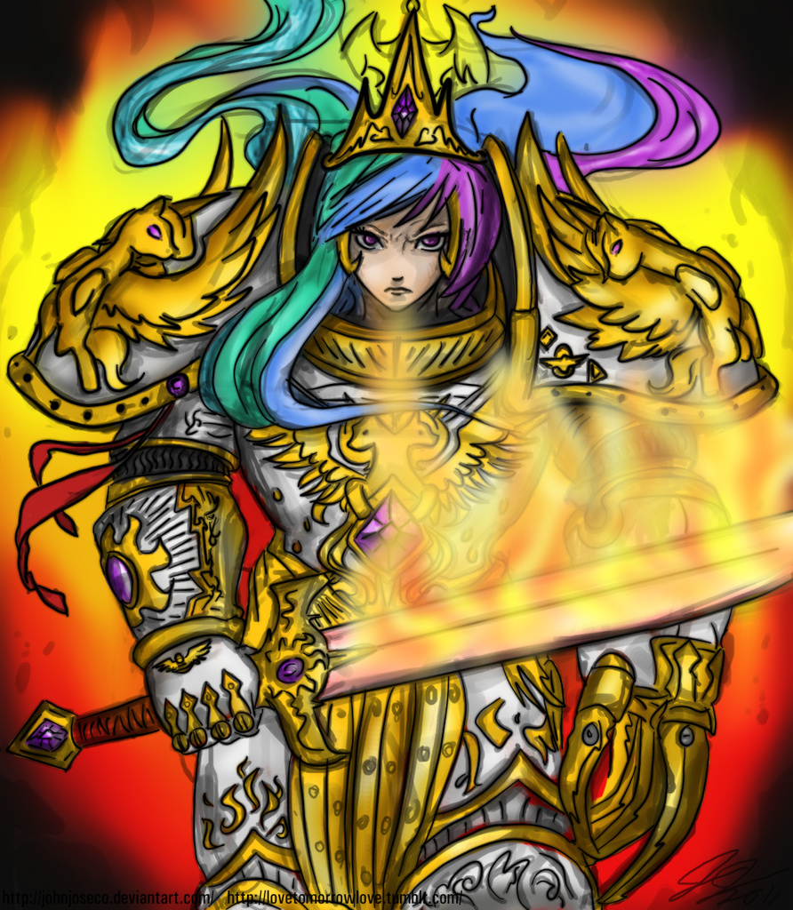 #1095815 - safe, artist:johnjoseco, artist:kevinjorg, princess celestia ...