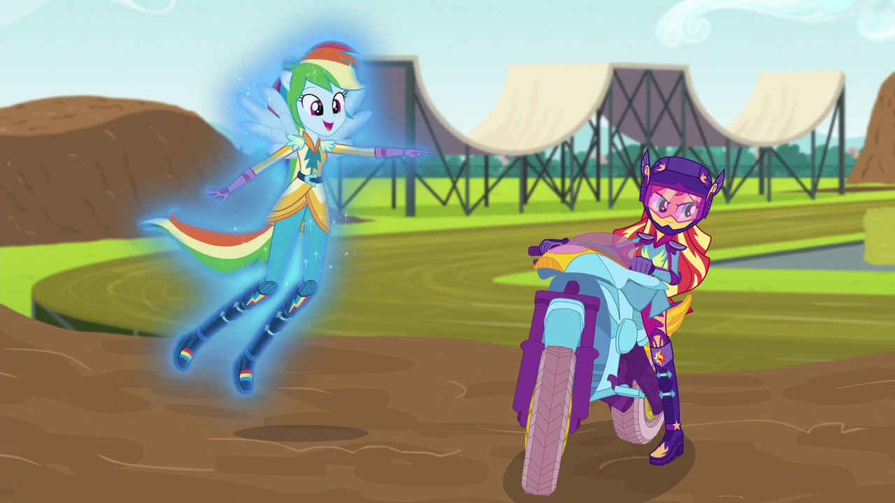 #1096730 - safe, rainbow dash, sunset shimmer, equestria girls ...