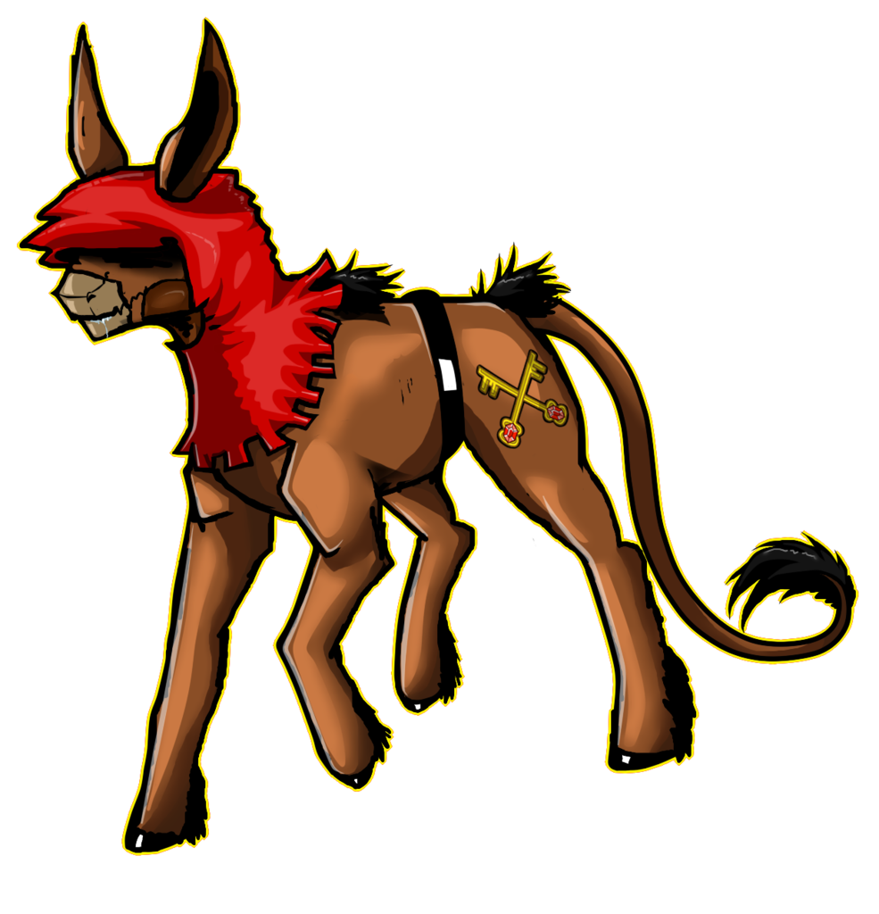 #1096923 - safe, artist:shark-sheep, bray, donkey, g1, male, redesign ...