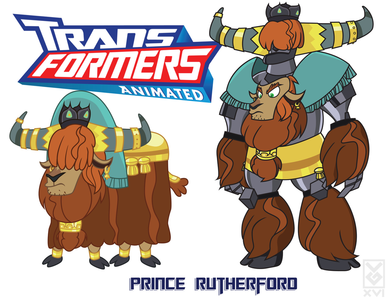 #1112204 - safe, artist:inspectornills, prince rutherford, robot, yak ...