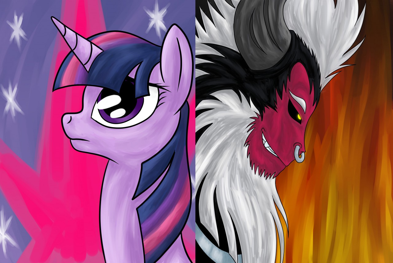 #1100413 - safe, artist:thegr8mc, lord tirek, twilight sparkle ...
