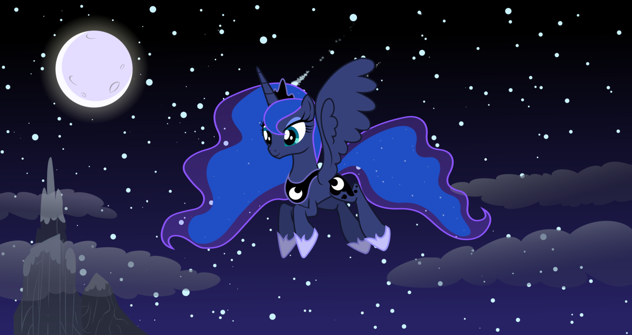 #1100518 - safe, artist:lunarevening, artist:proenix, princess luna ...