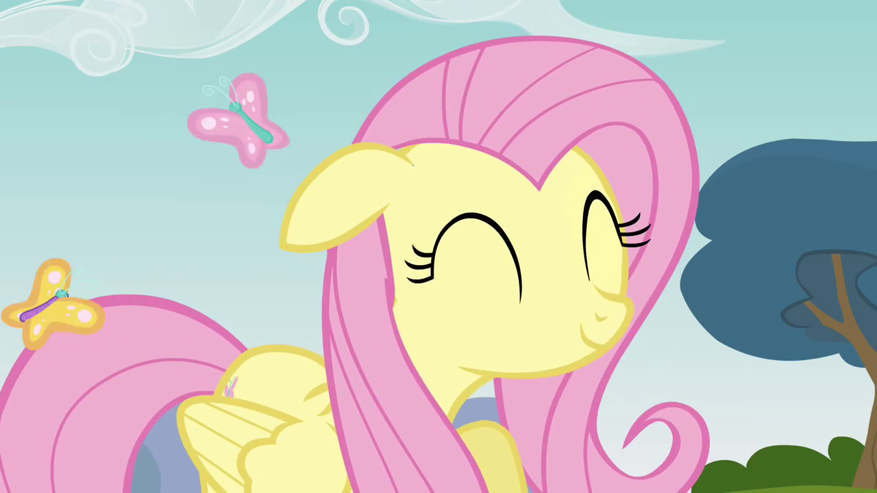 #1100545 - safe, screencap, fluttershy, butterfly, pegasus, pony, g4 ...