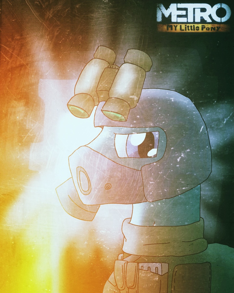 #1113170 - safe, oc, oc only, oc:metro-hunter, illustration, metro:mlp ...