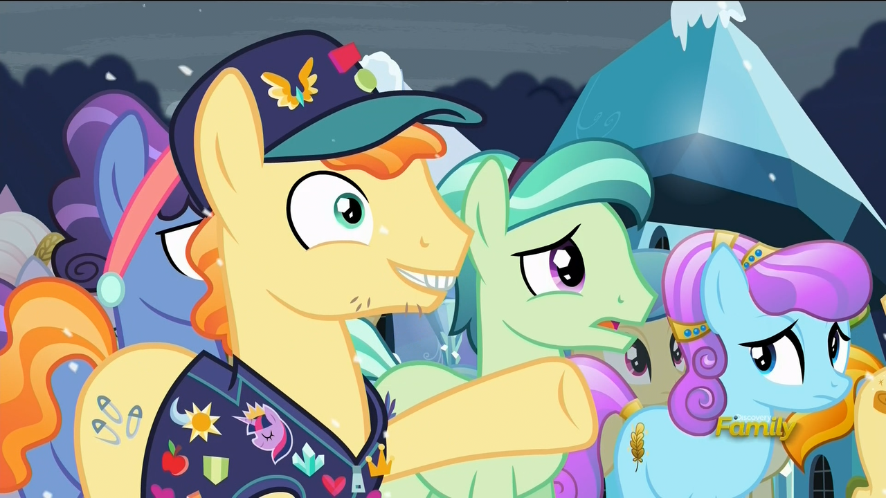 #1117142 - safe, screencap, atticus, fair trade, golden hooves (g4 ...