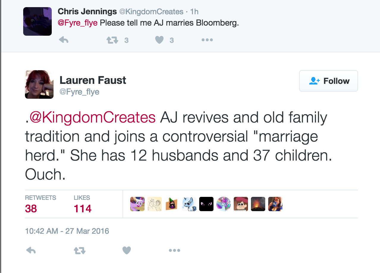 #1118347 - safe, applejack, bloomberg, twilight sparkle, g4, lauren ...