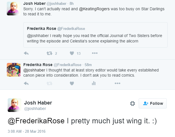 #1118690 - safe, josh haber, meta, text, twitter - Derpibooru