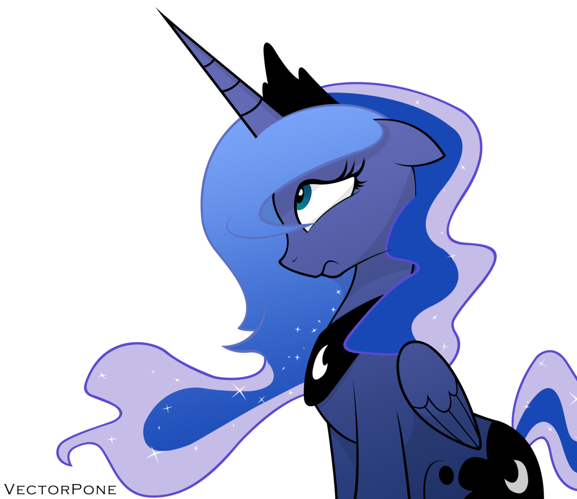 #1119579 - safe, artist:darkflame75, artist:vectorpone, princess luna, g4, absurd resolution ...