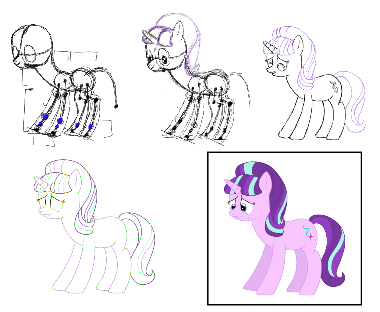 #1120310 - safe, artist:dopeedit, starlight glimmer, g4, crying ...