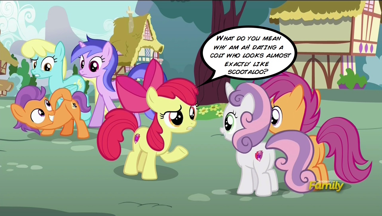 #1130095 - safe, edit, apple bloom, sassaflash, scootaloo, sea swirl ...