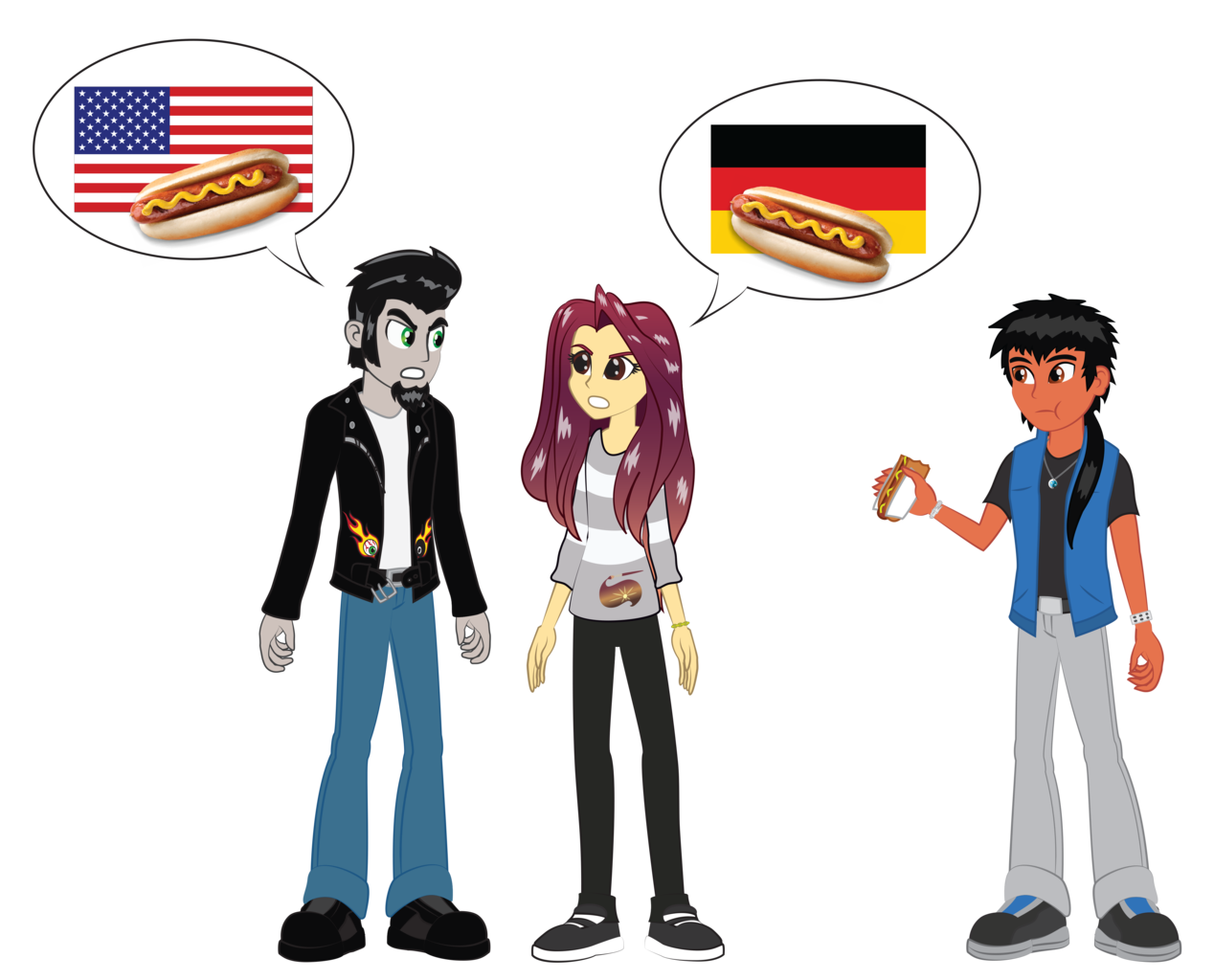 #1132214 - safe, artist:redtriangle, oc, oc only, oc:crimson sunset, oc ...